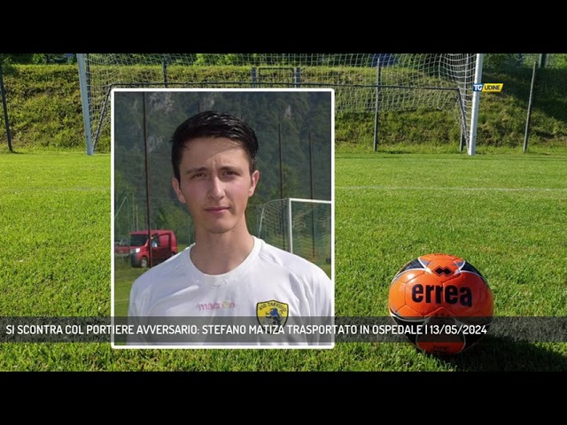 AMARO | SI SCONTRA COL PORTIERE AVVERSARIO: STEFANO MATIZA TRASPORTATO ...