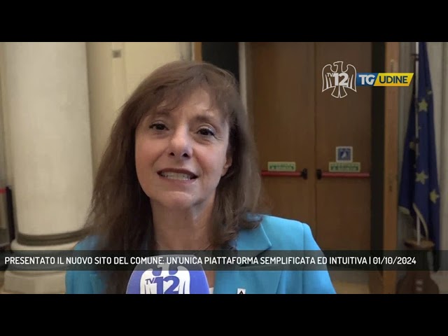 UDINE | PRESENTATO IL NUOVO SITO DEL COMUNE: UN'UNICA PIATTAFORMA SEMPLIFICATA ED INTUITIVA - TV ...